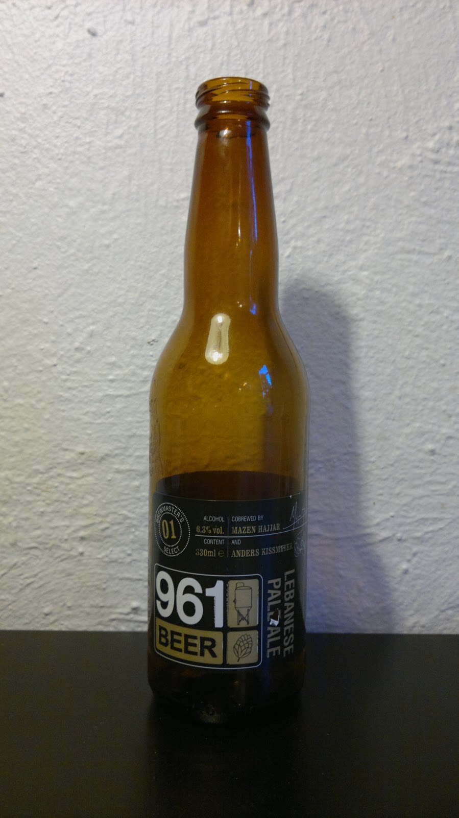 Højt Skummende!: Lebanese Pale Ale fra 961 Beer